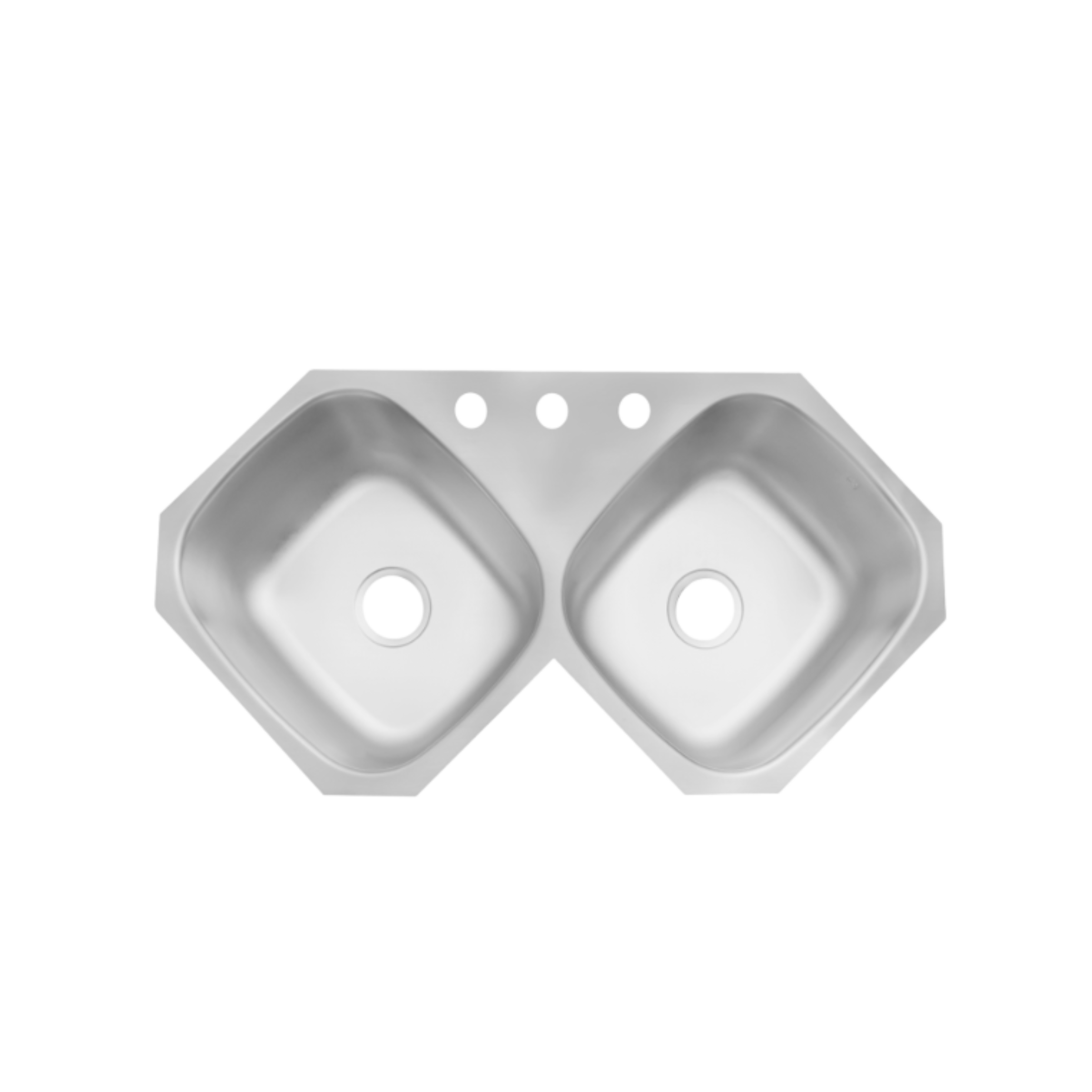 Corner Sink with 2 Tubs, Undermount Cse-110 – Cubylam & Chalet